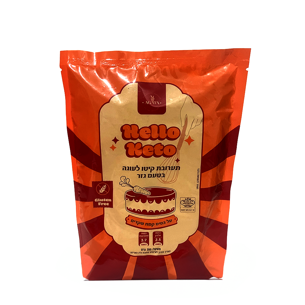 תערובת קיטו לעוגה בטעם גזר | Hello Keto | קיטו | תערובת לעוגה | ממלכת ...